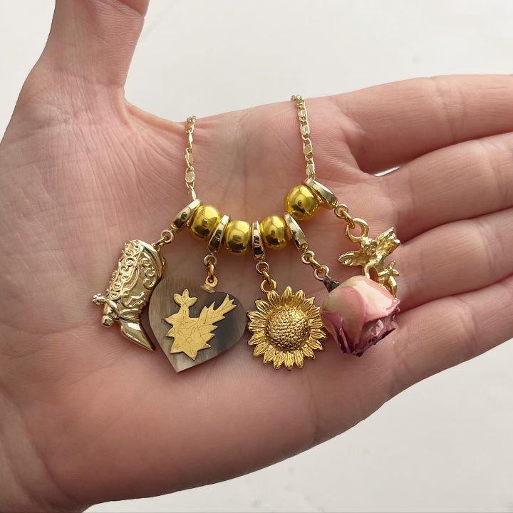 Gold Mosaic Necklace (Chain + Spacers Only) – The Sage Vintage