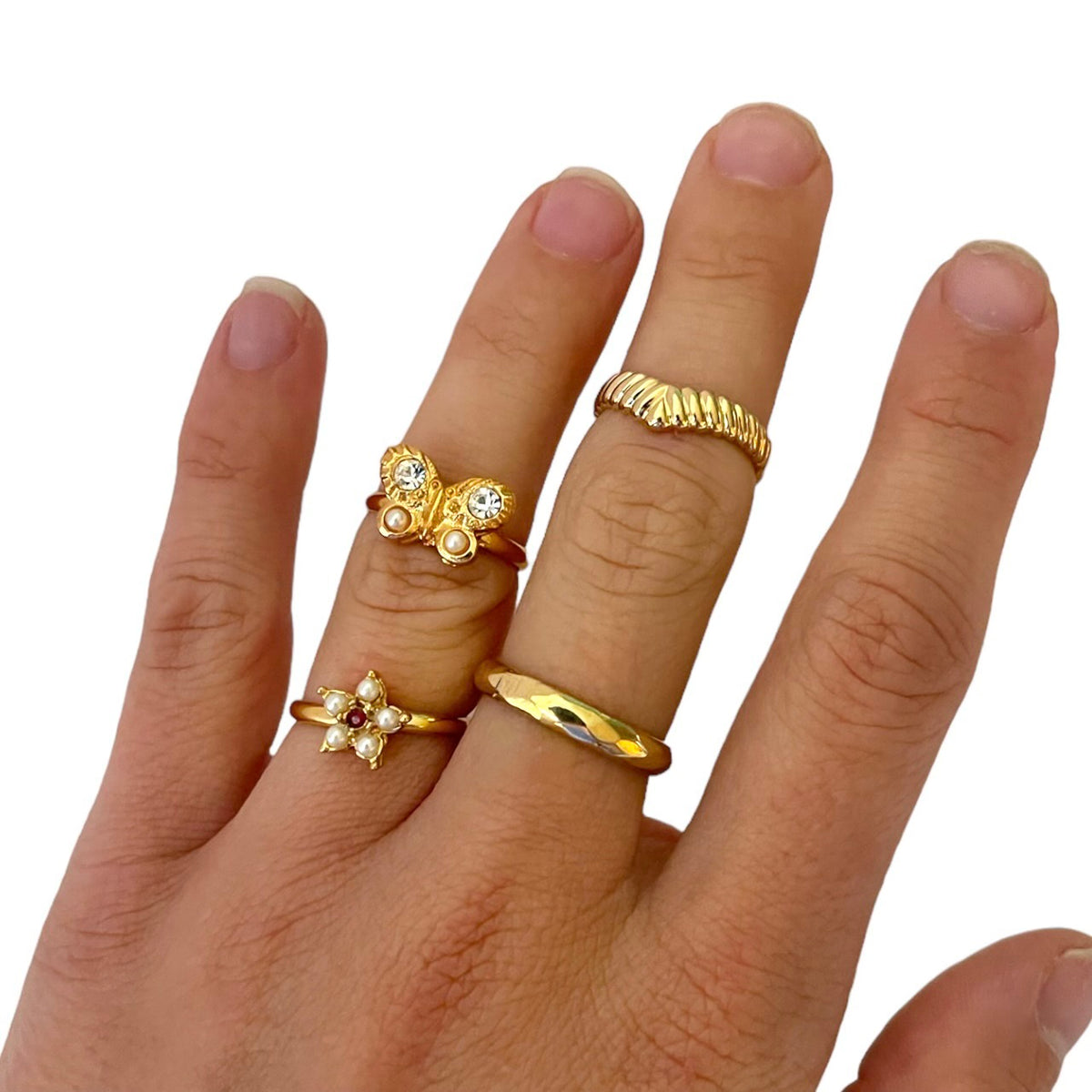 Deadstock Gold Plated Rings - Varieties – The Sage Vintage