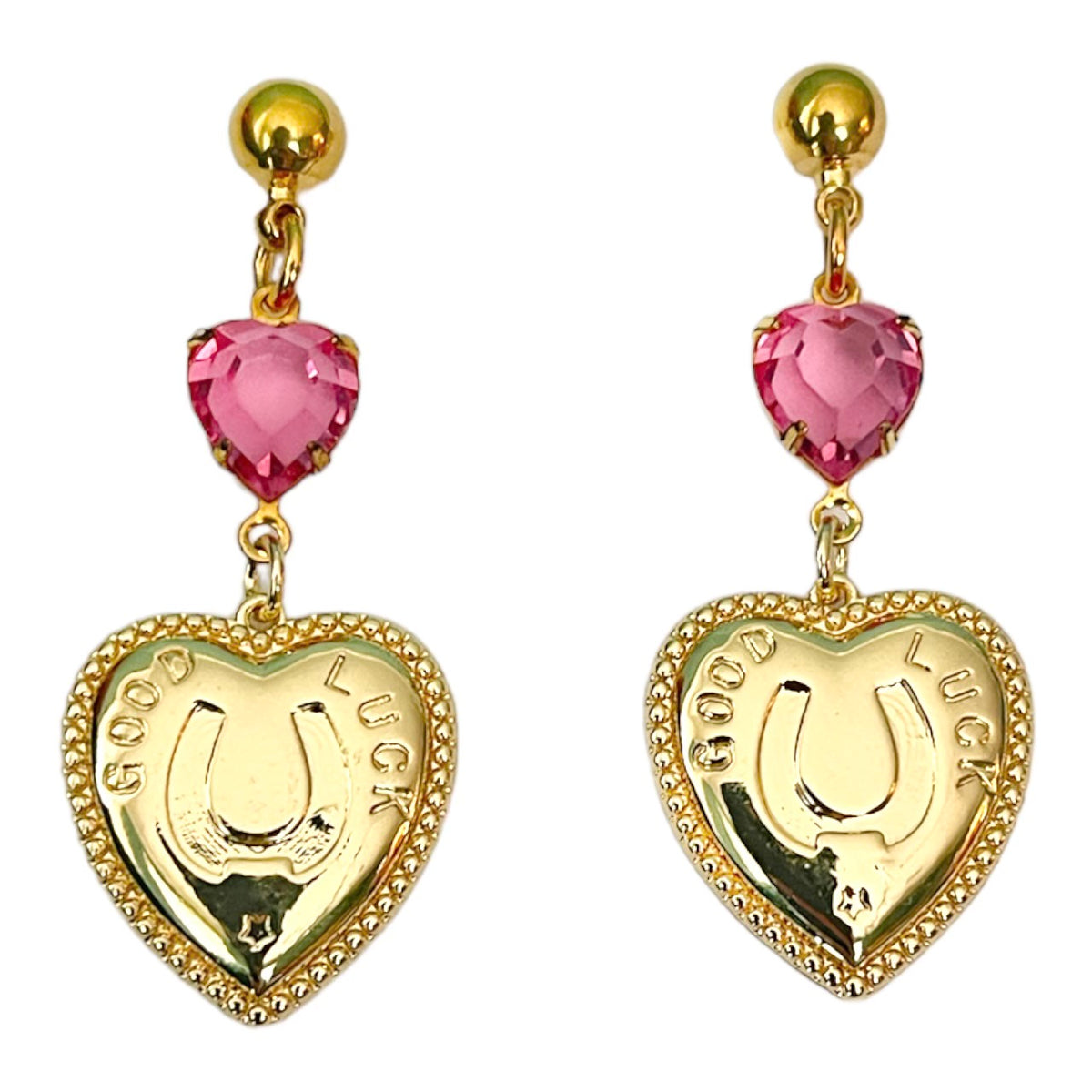 Pink Luck Earrings – The Sage Vintage